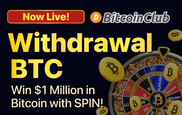 Withdrawal BTC — Bitcoin SPIN Now Live! - SocialGood App